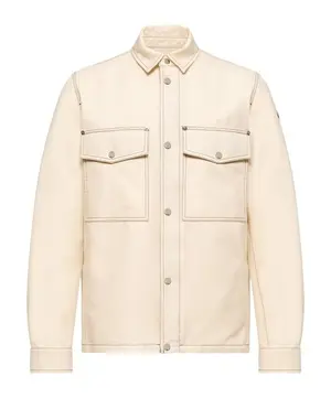 Moncler Watagua Denim Jacket With Snap Buttons