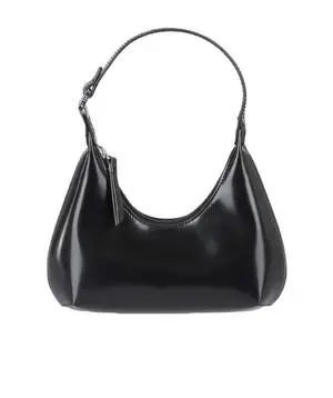 By Far Baby Amber Zip-up Shoulder Bag - Black