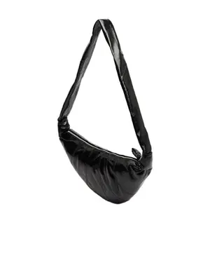 LEMAIRE Medium Croissant Crossbody Bag - Black