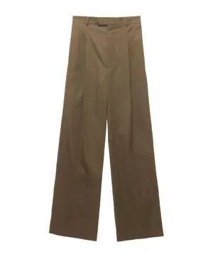 Carven Pleated Front Cotton Trousers - No