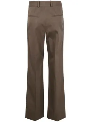 Carven Pleated Front Cotton Trousers