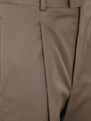 Carven Pleated Front Cotton Trousers