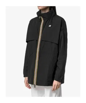 K-WAY Zip Up Flap Pocket Jacket - Black