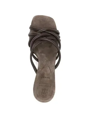 Brunello Cucinelli Strappy High Heel Sandals