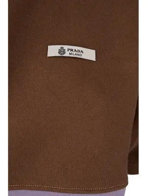 Prada Two-toned Short Sleeved Polo Shirt