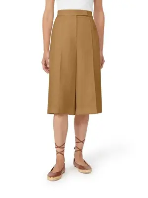 Max Mara Pleated Bermuda Shorts - Sand