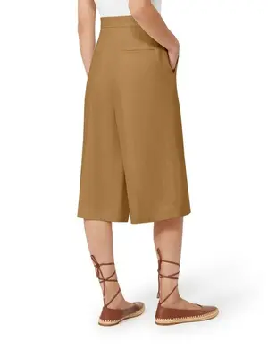 Max Mara Pleated Bermuda Shorts - Sand
