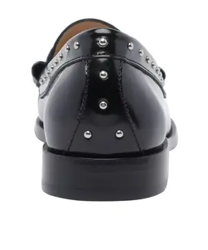 STUART WEITZMAN Embellished Tassel Loafers - Black
