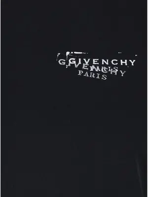 Givenchy Logo Printed Crewneck T-shirt - Black