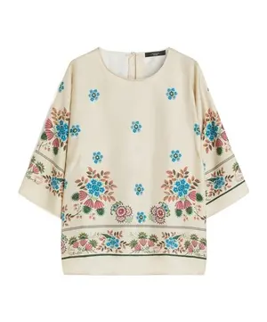 Max Mara Pleated Kaftans Tunics