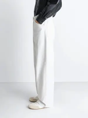 LEMAIRE Wide Leg Denim Pants