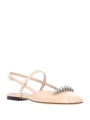 JIMMY CHOO Belinda Crystal Embellished Slingback Flats - Macarons