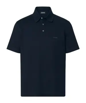 Zegna Embroidered Polos For Men