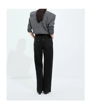 Bottega Veneta Faded Wide Leg Jeans