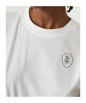 Brunello Cucinelli Logo Patch T-shirt