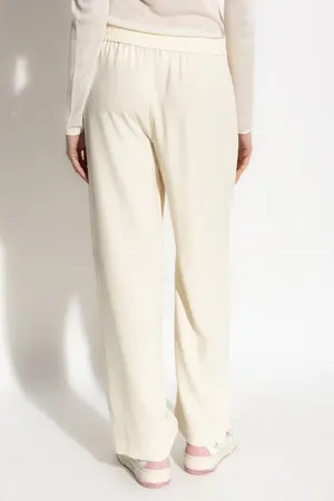 Theory Elasticated Waist Trousers - Yellow