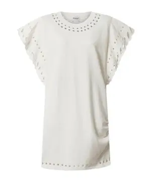 Isabel Marant Étoile Orlane Dress With Broderie Anglaise - Ecru