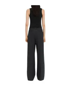 MAISON MARGIELA Pinstriped Wide-leg Trousers