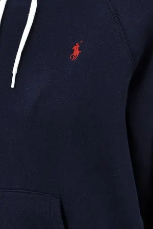 Polo Ralph Lauren Shrunken Fit Fleece Hoodie - Black