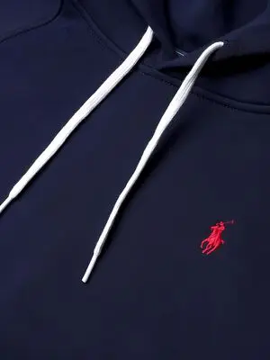 Polo Ralph Lauren Shrunken Fit Fleece Hoodie - Black