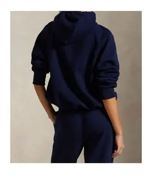 Polo Ralph Lauren Shrunken Fit Fleece Hoodie - Black