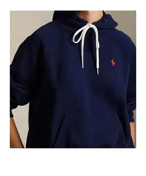 Polo Ralph Lauren Shrunken Fit Fleece Hoodie - Black