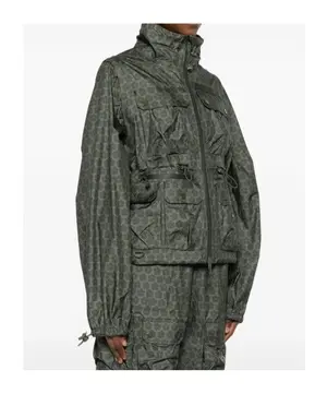 The North Face X Cecilie Bahnsen Tenzin Convertible Jacket With Geometric Print - Black