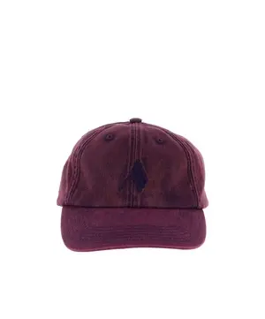 Attico Faded Logo-embroidery Baseball Cap - Red