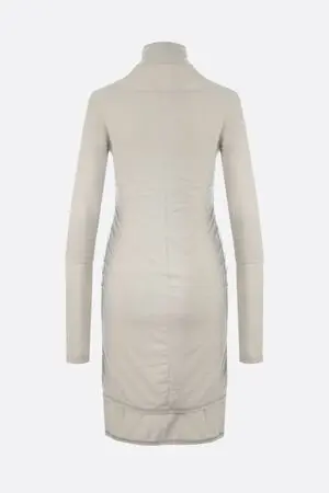 Off-White Jersey Bodycon Dress - Nude