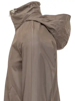 Brunello Cucinelli Long-sleeved Zip-up Jacket - Hazelnut