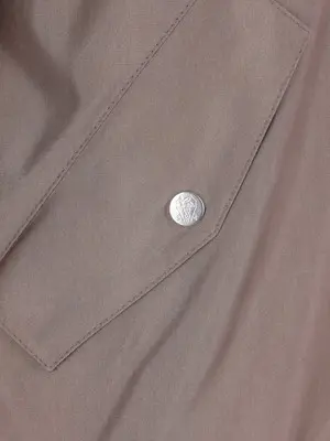 Brunello Cucinelli Long-sleeved Zip-up Jacket - Hazelnut