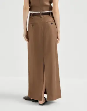 Brunello Cucinelli Monili Detailed Midi Skirt - No