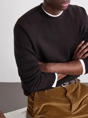 John Smedley Denver Extrafine Merino Wool Crewneck Sweater