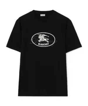 Burberry Knight Stamp T-shirt - Black