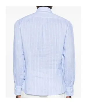 Brunello Cucinelli Collared Long-sleeved Shirt