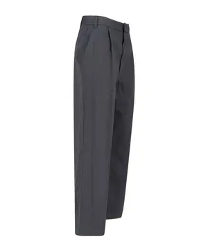 LOW CLASSIC Pleated Wide-leg Trousers - No