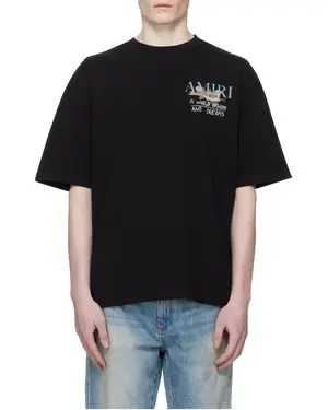 Amiri Hope And Dreams Crewneck T-shirt - Black