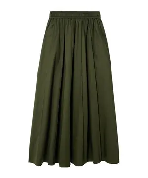 JOSEPH Manar Pleated Midi Skirt