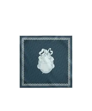 Dior Médaillon 70 Square Scarf - Blue