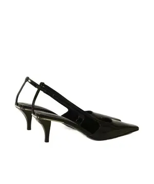 Gucci Pointed-toe Slingback Pumps - Black