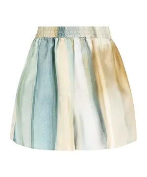 Loro Piana Pleated Printed Shorts