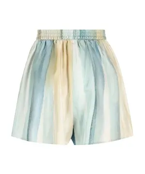Loro Piana Pleated Printed Shorts
