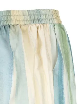 Loro Piana Pleated Printed Shorts