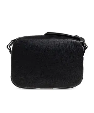 VIVIENNE WESTWOOD Hannah Logo Detailed Zipped Shoulder Bag - Black