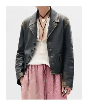 ANN DEMEULEMEESTER Malik Fitted Boxy Blouson
