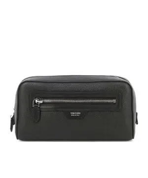 TOM FORD Logo Stamp Beauty Case - Black