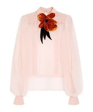 Valentino Garavani Lace Up Blouses