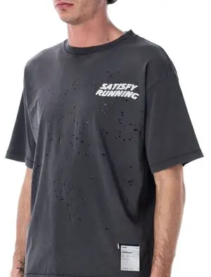 Satisfy Distressed Logo T-shirt
