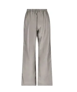 RÓHE Striped Drawstring Wide-leg Trousers - Gray