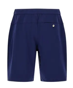 Brunello Cucinelli Logo Printed Interlock Shorts - Blue